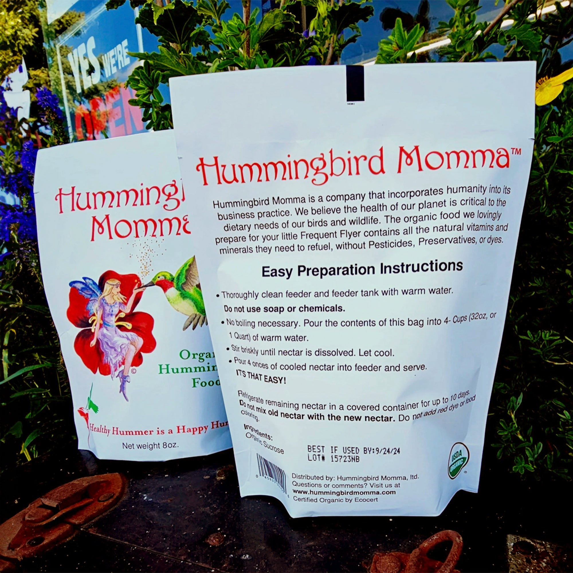 Hummingbird Momma's Premium Organic Hummingbird Food